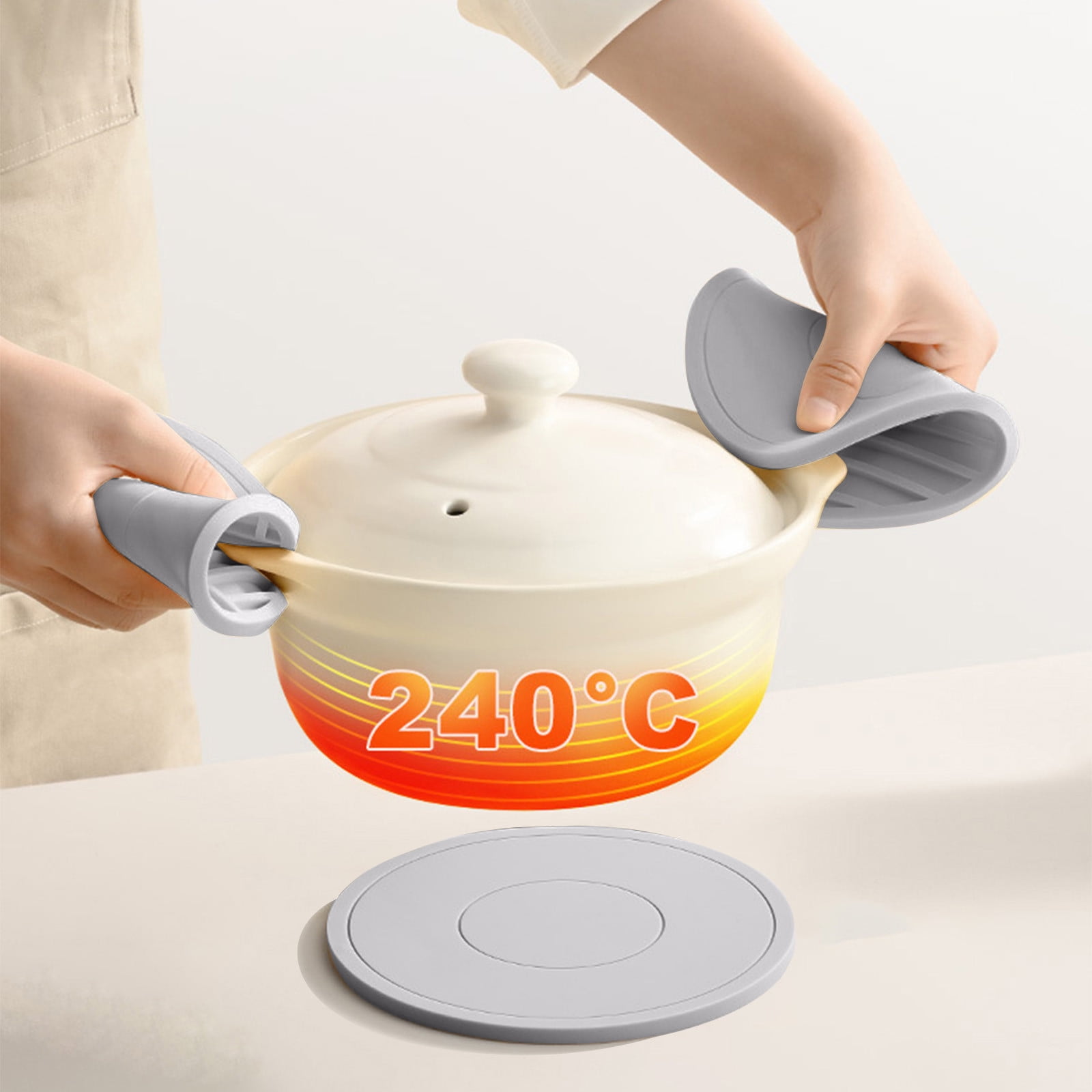 Easy Clean Kitchen Table Mats, Insulated Hot Pad, Waterproof, Non-Slip ...