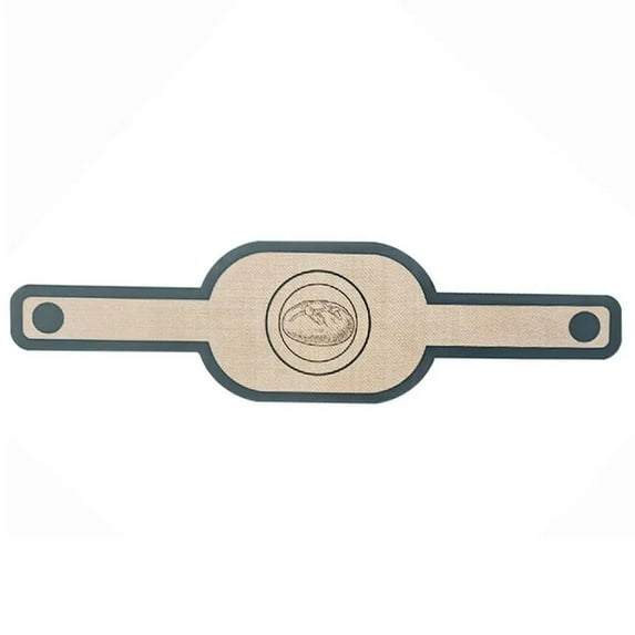 Easy Clean Long Handles Silicone Baking Mat Oval Heat-resisting Bakery ...