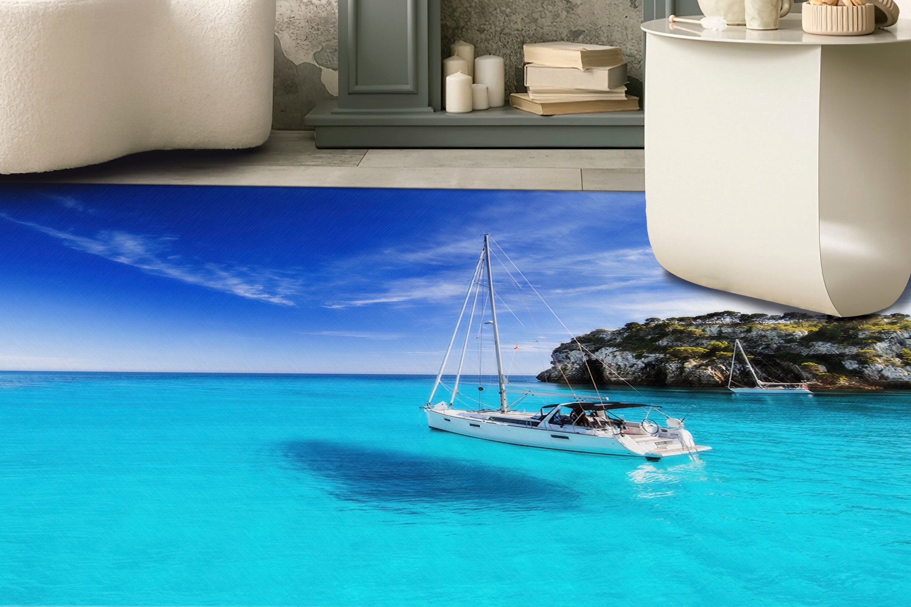 Easy to Clean Rug, Ocean View Rugs, Pattern Rug, Ocenic Dream Rugs ...