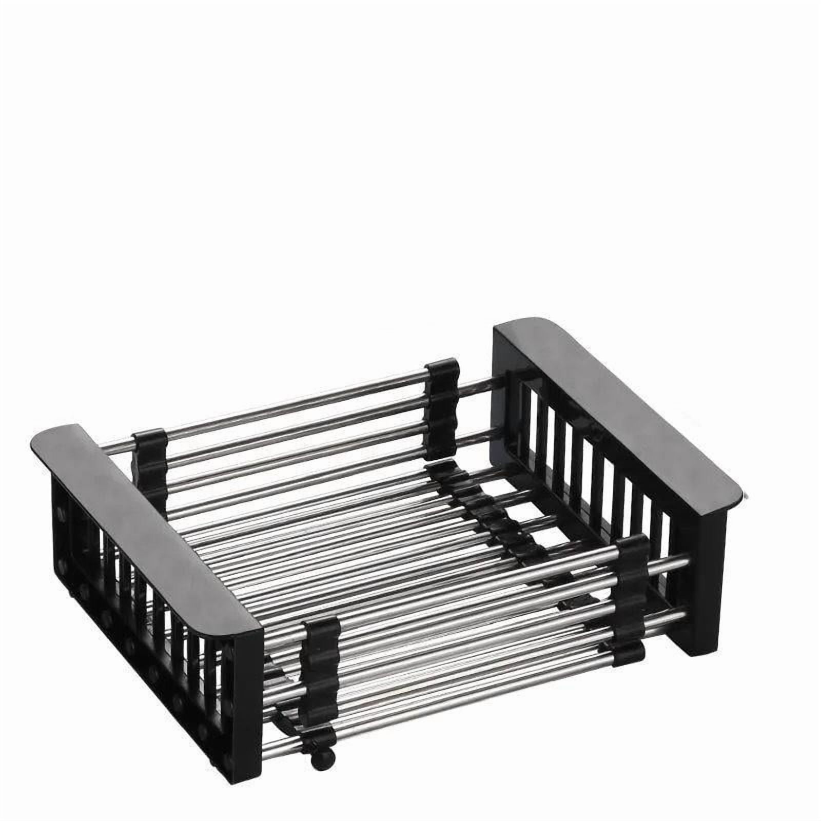 Easy Clean Stainless Steel Retractable Dish Drying Rack, Adjustable ...