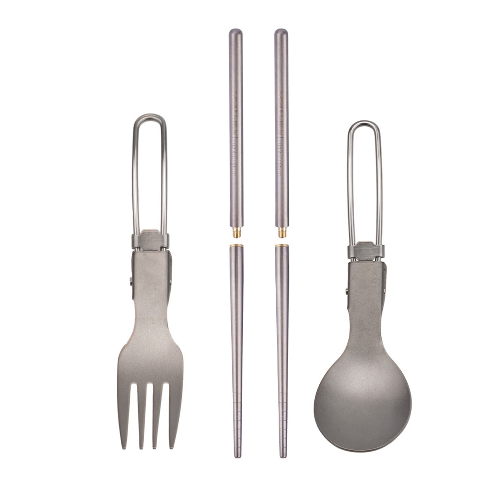 Easy Cleaning Metal Folding Chopsticks Wipe Clean Surfaces Foldable ...