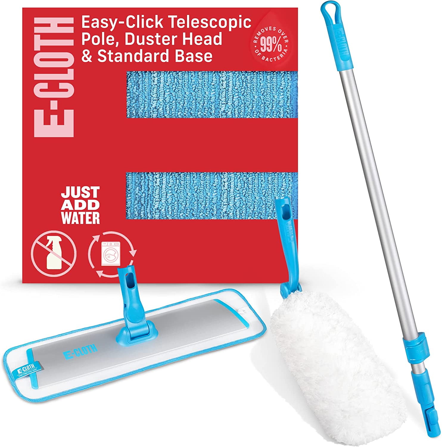 Easy-Click Spray Mop and Duster, Premium Microfiber Mops for Floor ...