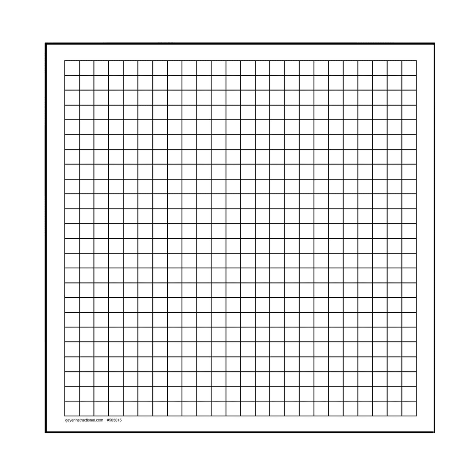 Geyer Instructional Easy Cling Graph Paper, 20"in x 20"in - Walmart.com