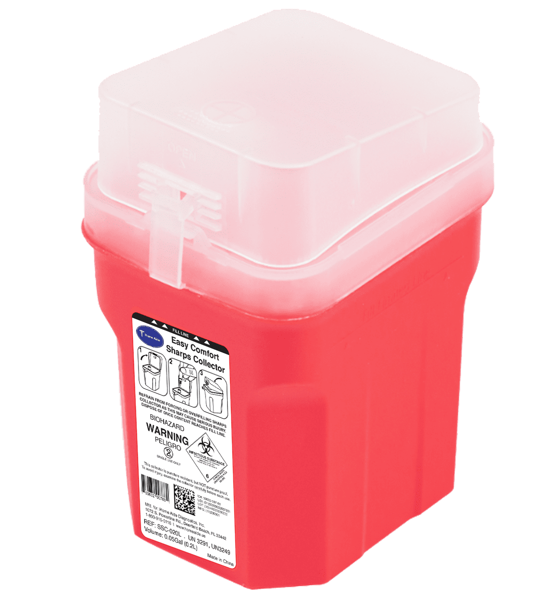 Easy Comfort Sharps Container – 0.2L - Walmart.com