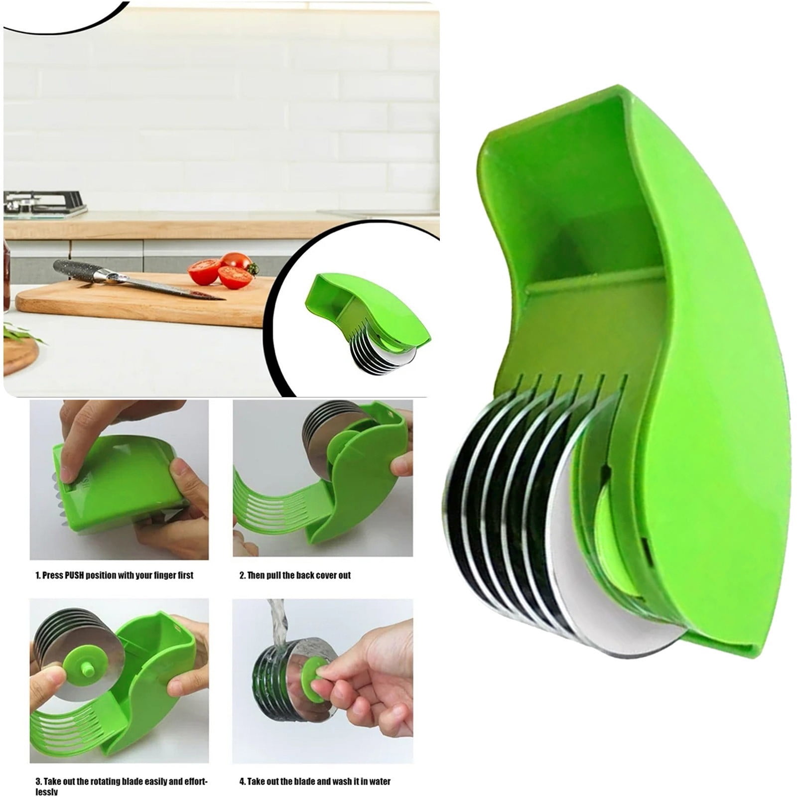 Easy Cooking Gadgets Garlic Peeler And Chopper Tortilla Rice Measuring ...