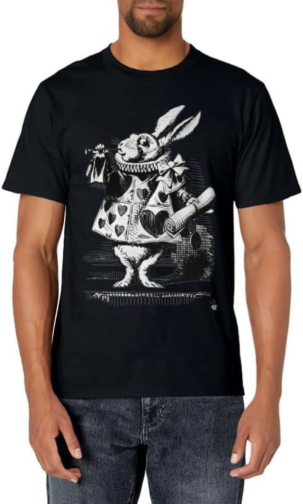 Easy Costume | Alice In Wonderland - White Rabbit T-Shirt - Walmart.com