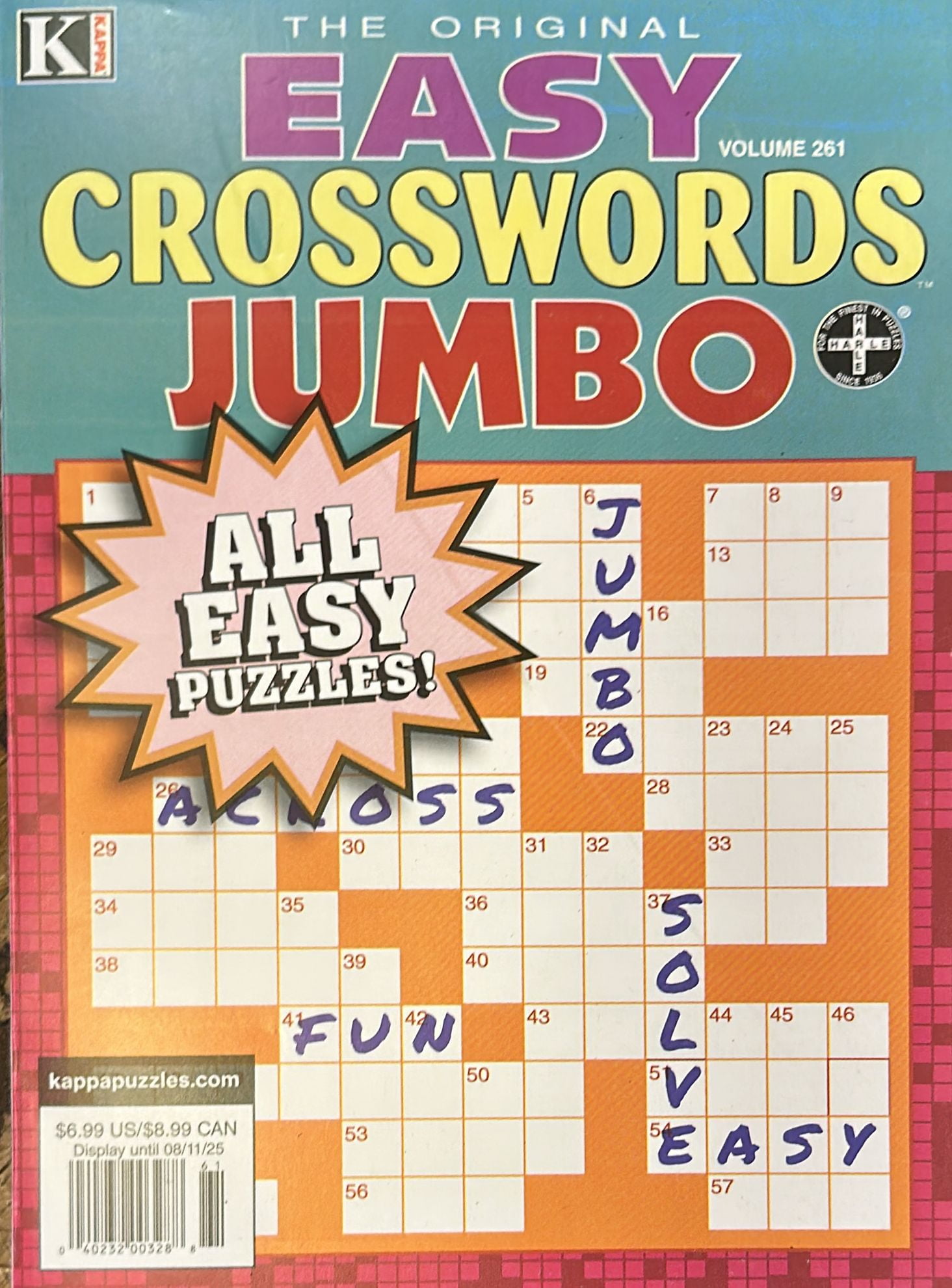 Easy Crosswords Jumbo Magazine Issue 61 - Walmart.com