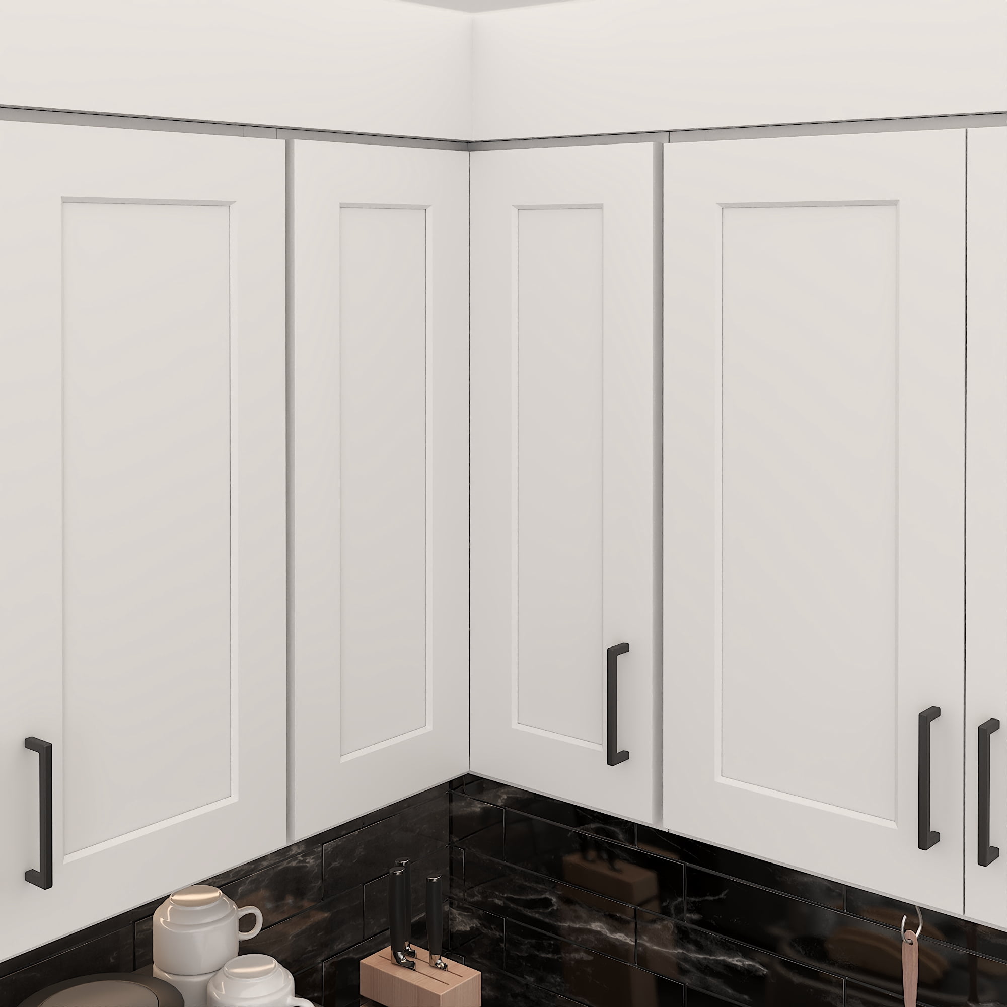 Furinno Shaker Wall Easy Reach Kitchen Cabinet, Ready to Assemble, 24 D ...