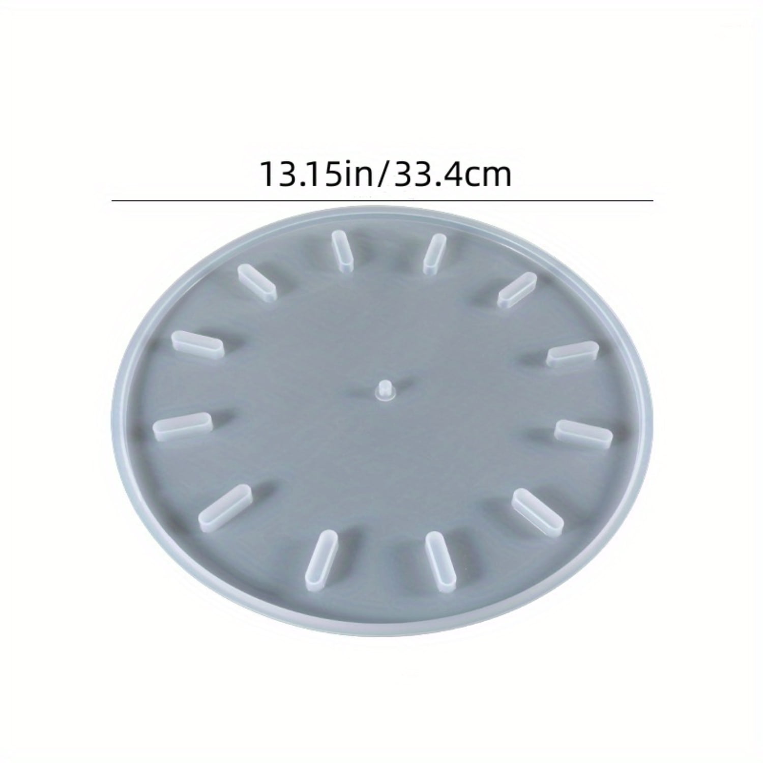 Easy DIY! 3D personalized large clock mold, resin silicone, making ...