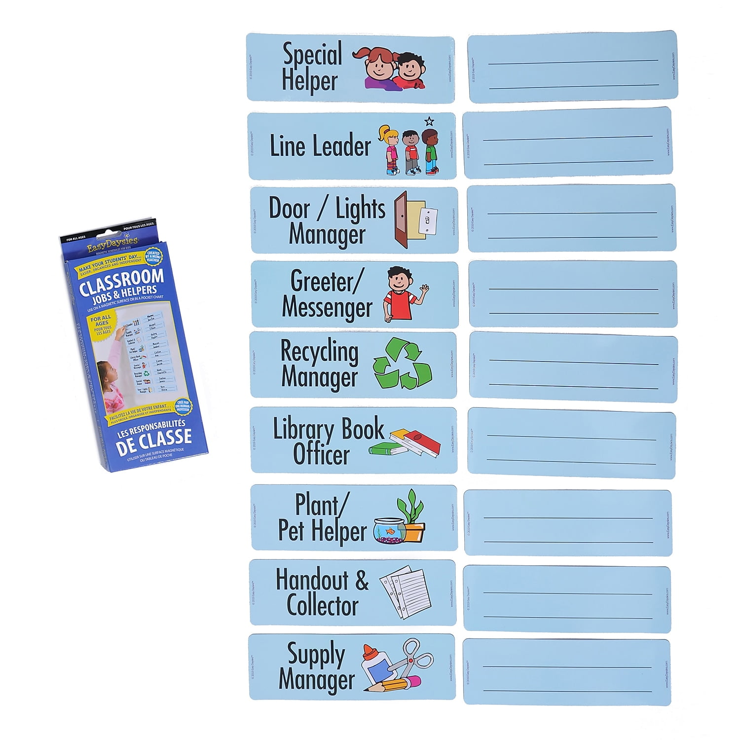 Easy Daysies Classroom Jobs and Helpers - Organize Students with ...