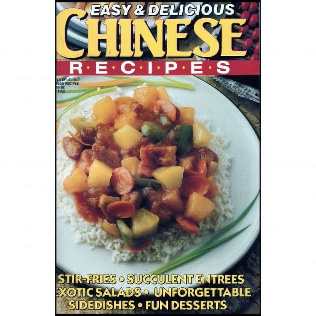 Easy & Delicious Chinese Recipes (Small Format Staple Bound Booklet ...