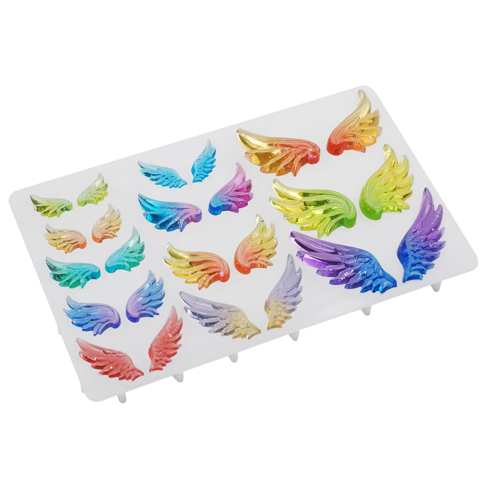 Easy Demold Silicone Angel Wing Mold Mirrored Finish Epoxy Resin ...