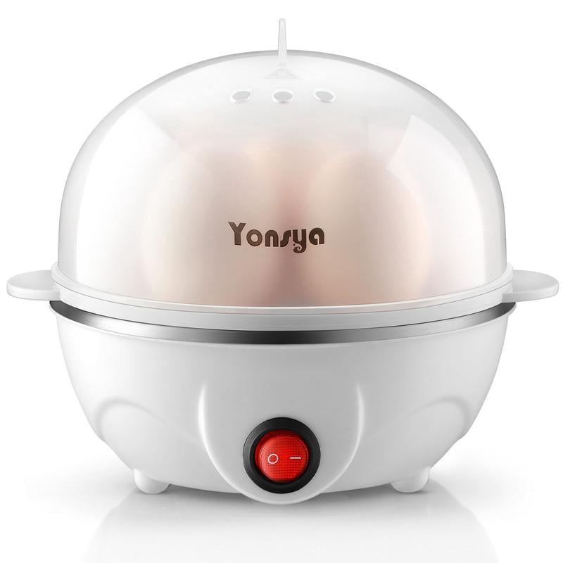 Easy Egg Cooker Electric 7-Egg Capacity, Soft, Medium, Hard-Boiled Egg ...