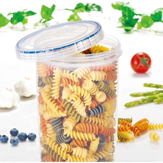 Easy Essentials Twist Food Storage lids/Airtight containers, BPA Free ...