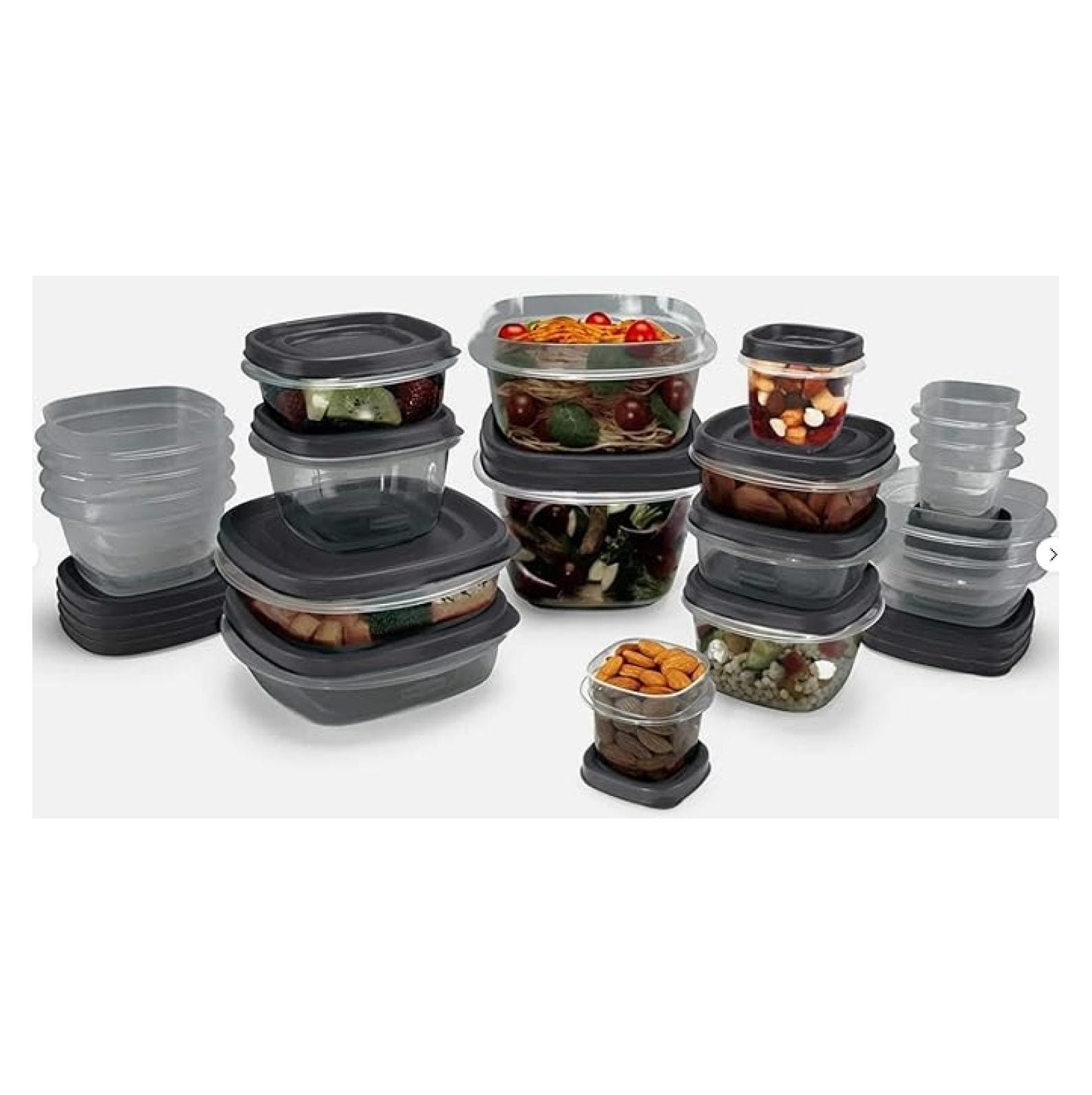 Easy Find Lids Food Storage Containers 46-Piece Set BPA-free Freezer ...