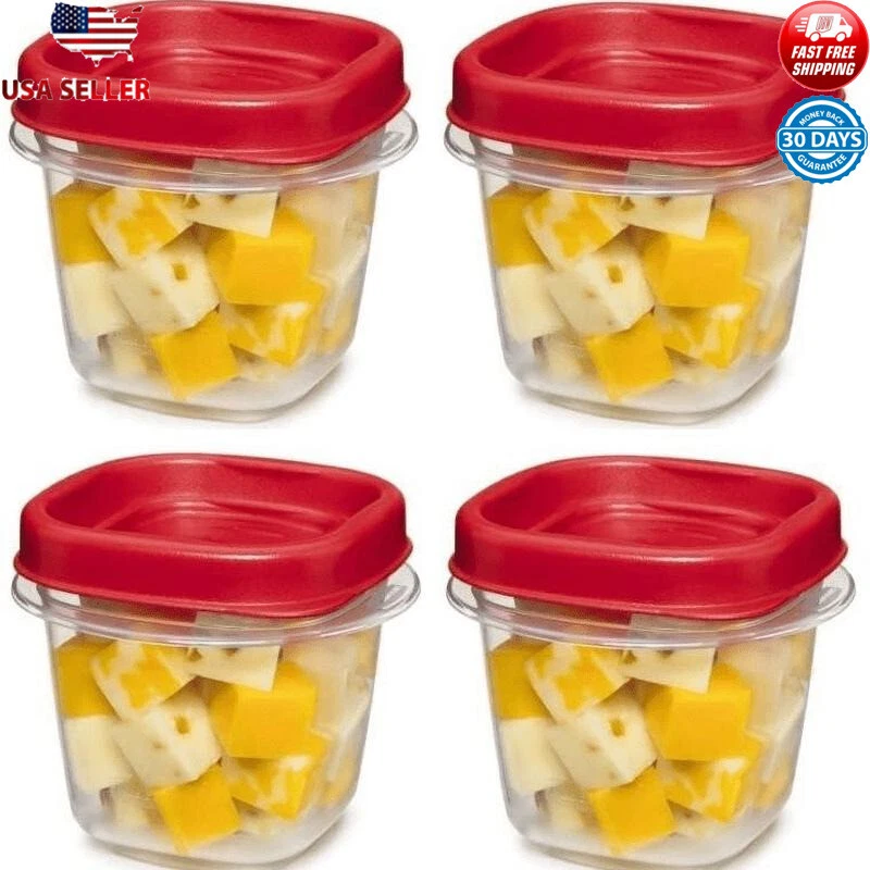 Easy Find Lids Food Storage Containers Set 4 Stackable Bpa Free ...