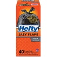 Easy Flaps Multipurpose Large Trash Bags, Unscented, 6 pack of 40 count ...