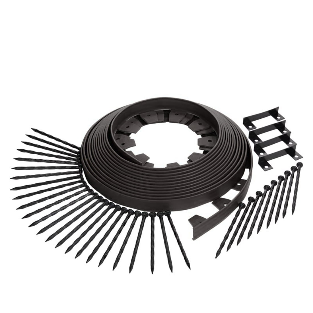 Easy-Flex Heavy-Duty 50' No-Dig Lawn and Garden Edging, Flexible ...