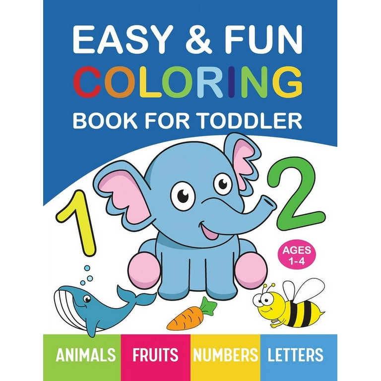 easy toddler coloring pages