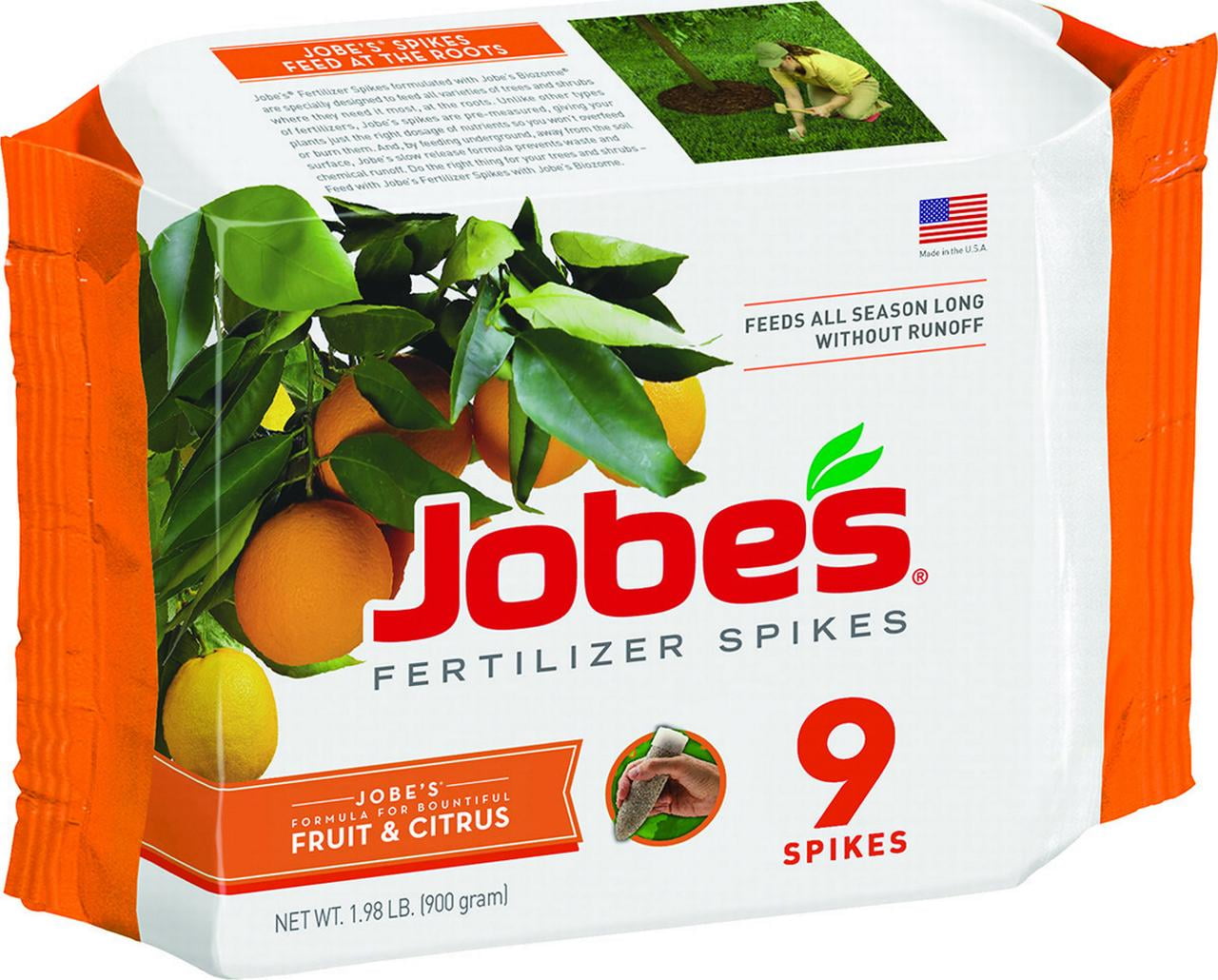 Easy Gardener 01312 Jobes Fertilizer Spike Fruit/Citrus,1 Each ...