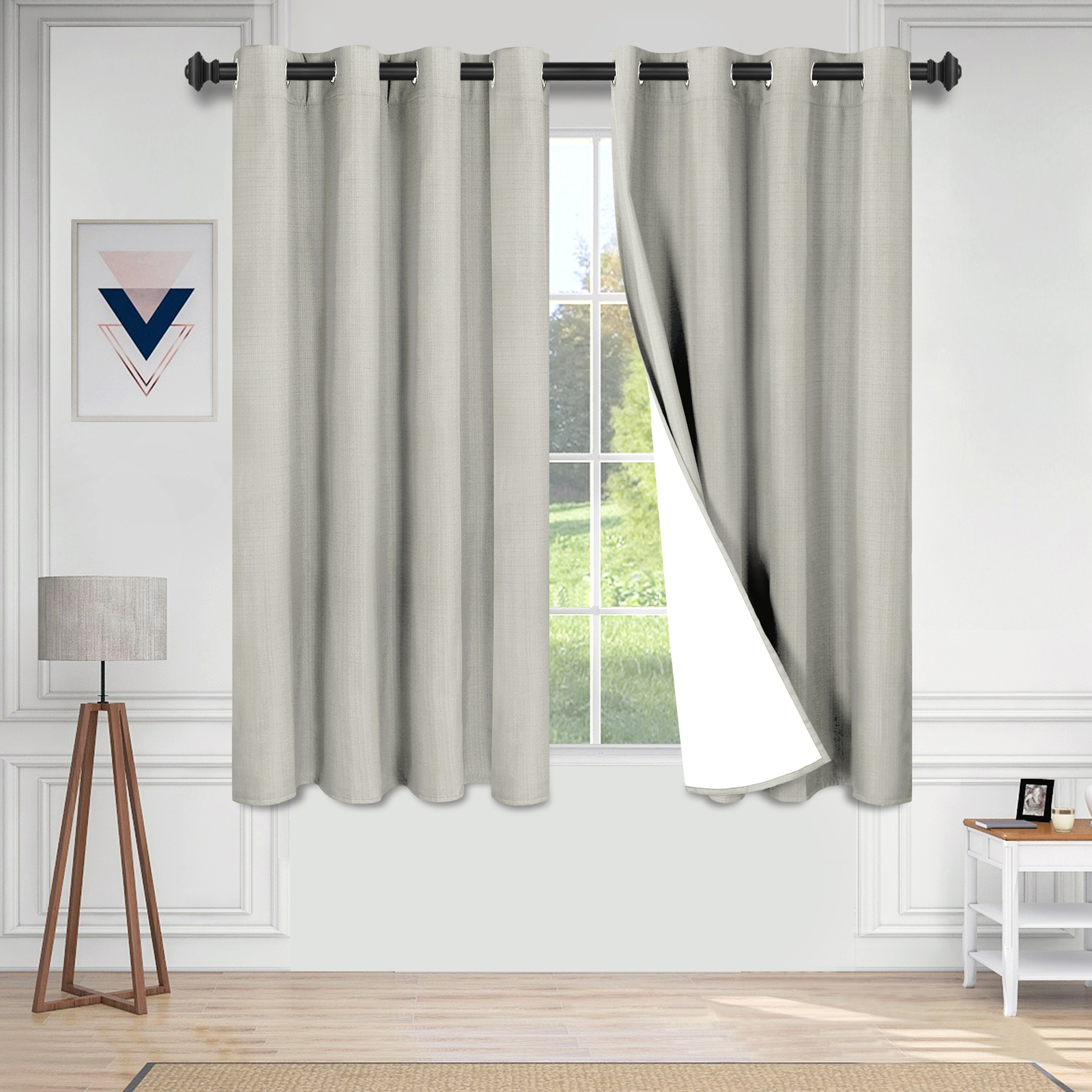 Darkening Window Cover, Portable, Home Decor, Standard Size, 100% Black ...