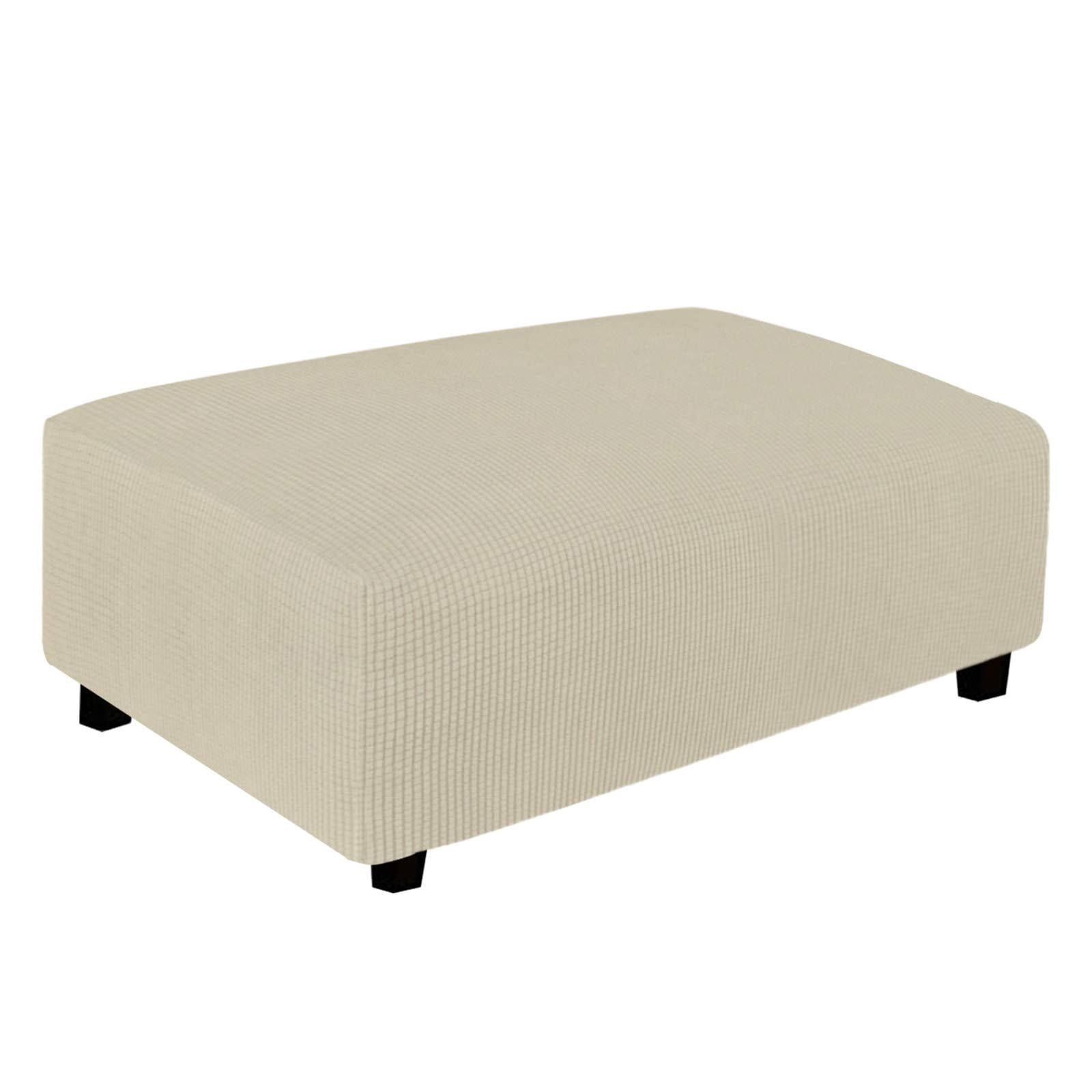 Easy-Going Jacquard Stretch Ottoman Cover Rectangle slipcover, X-Large ...