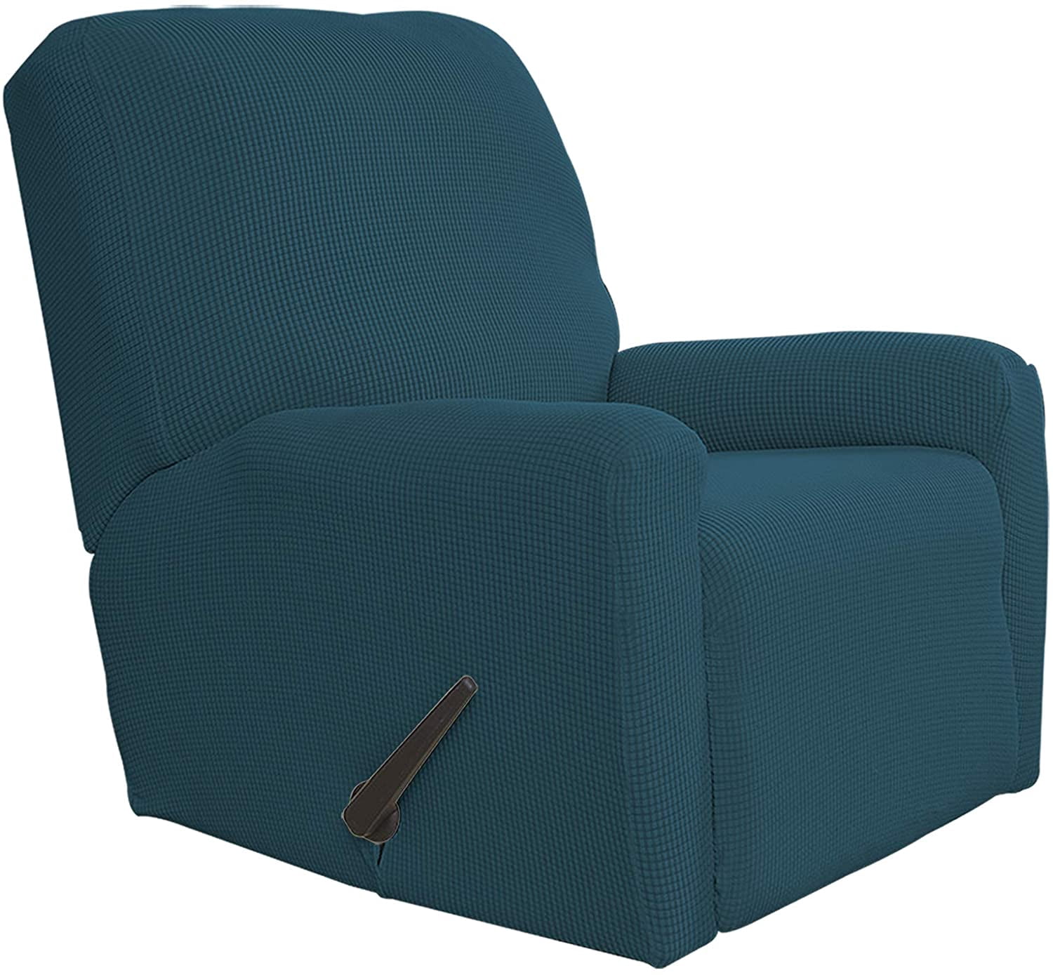 Easy-Going Jacquard Stretch Recliner Slipcover, Couch Cover, Deep Teal ...