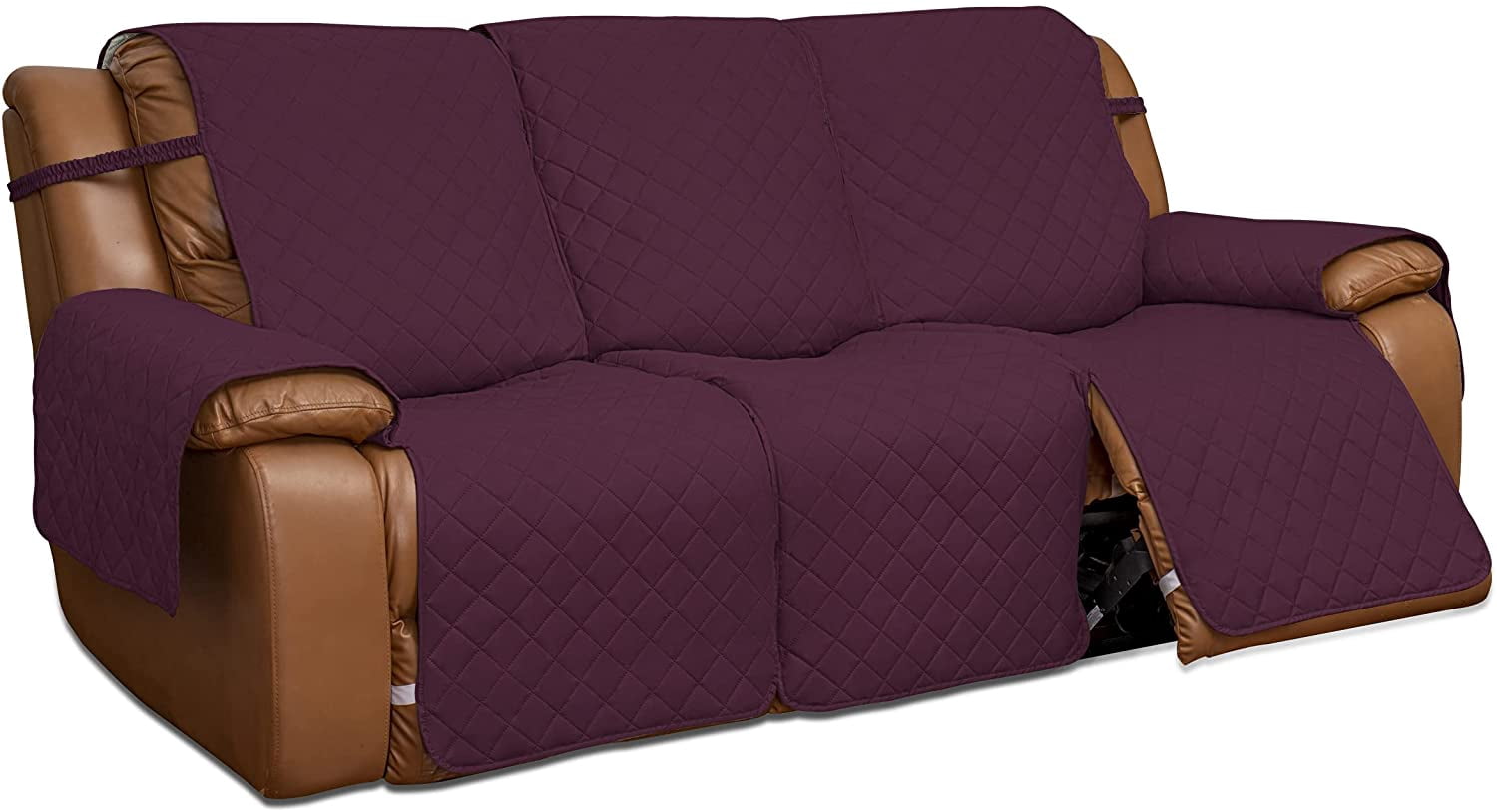 Easy-Going Recliner Sofa Cover, Reversible Couch Cover for 3 Seat ...