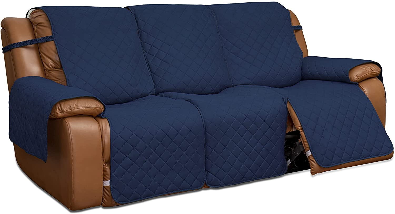Easy-Going 3-Seat Recliner Sofa Cover, Split with Elastic Straps ...