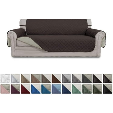 Easy-Going Cover with Console Reversible Couch Cover for Living Room ...