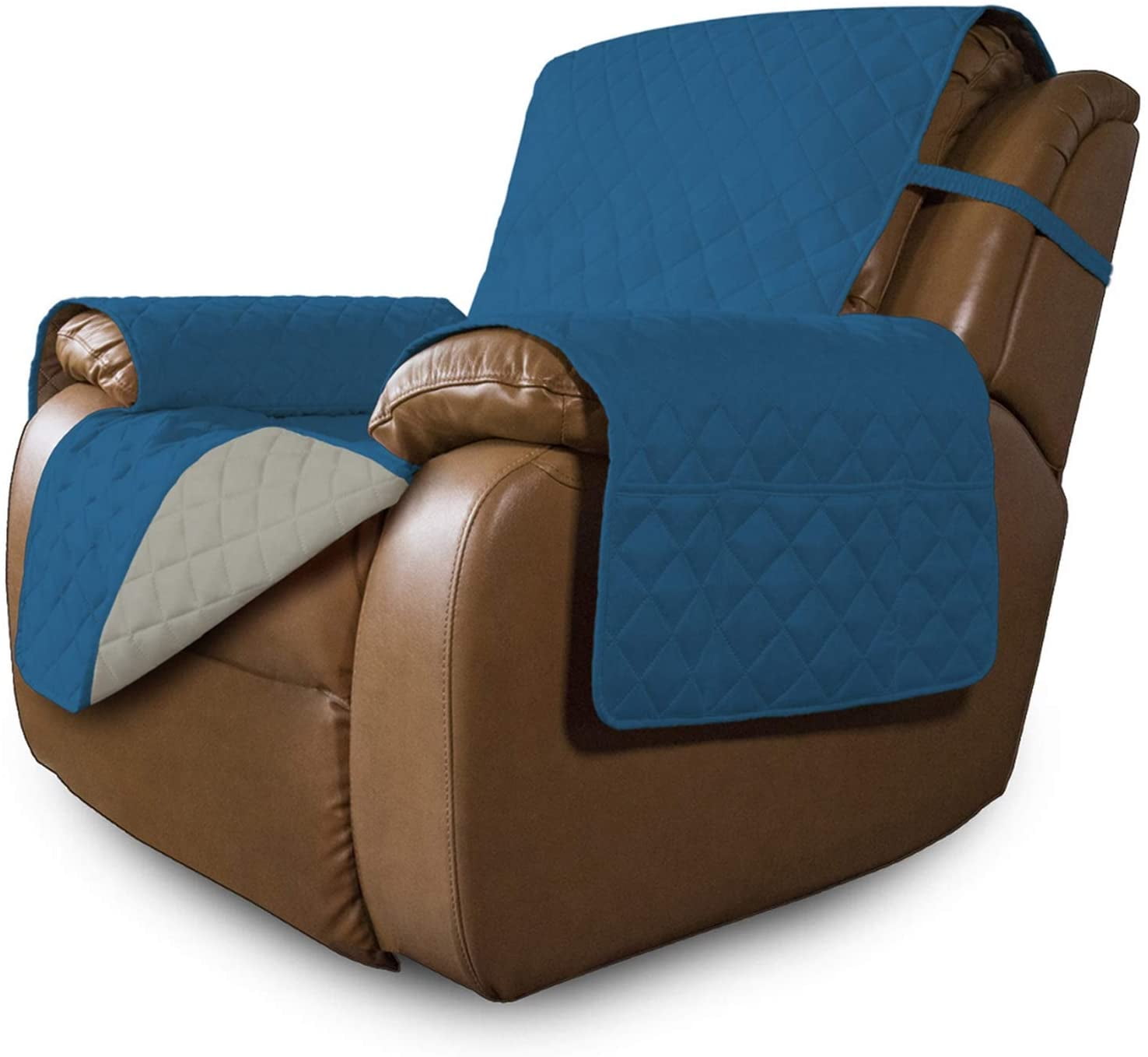 Easy-Going Reversible Water Resistant Oversized Recliner Cover with ...
