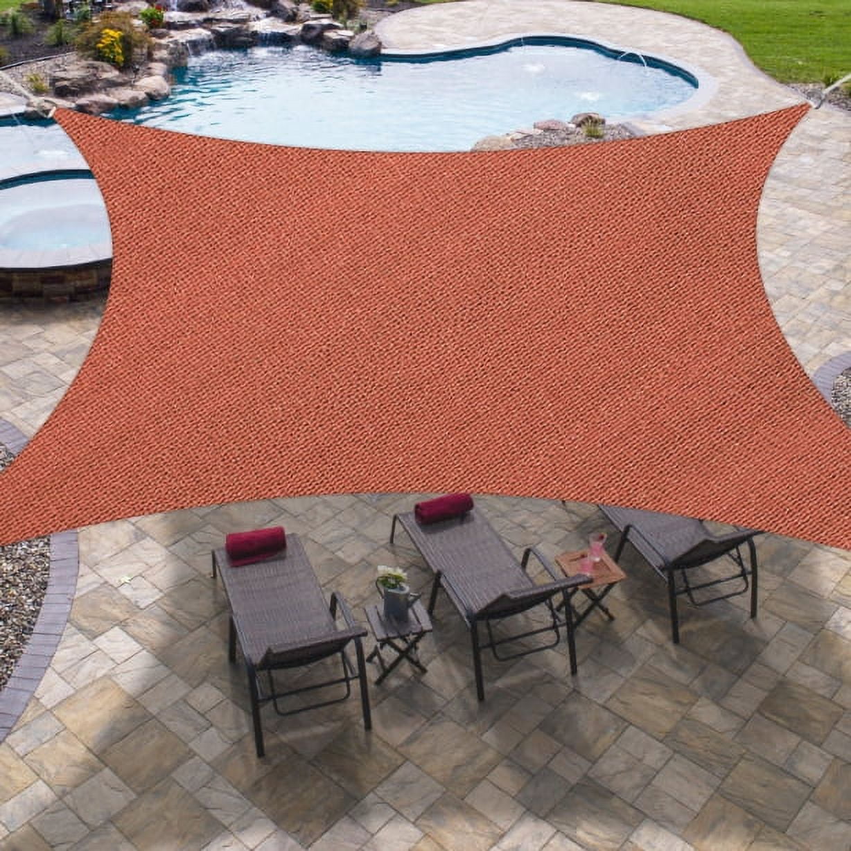 Easy-Going Sun Shade Canopy, UV Block Waterproof Deck Cloth Awning for ...