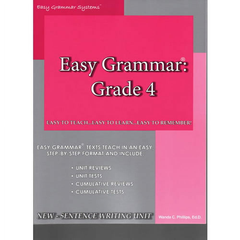 Easy Grammar Grade 4 (Paperback) - Walmart.com