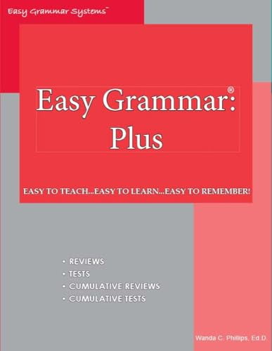 Pre-Owned Easy Grammar Plus Revised, 9780936981130, 093698113X ...