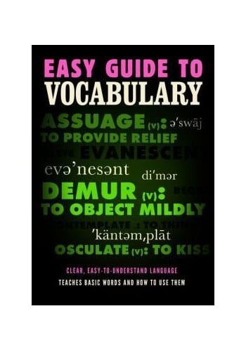 Pre-Owned Easy Guide to Vocabulary: Clear, Easy-to-Understand Language ...