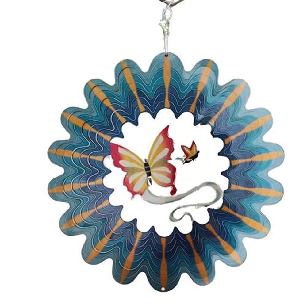 Easy to Hang Stainless Steel Wind Spinner, Garden Decor, Balcony ...