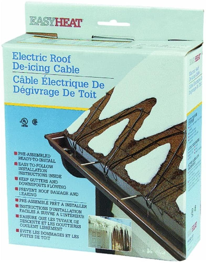 Easy Heat ADKS-400 80-Foot Roof Snow De-Icing Kit Pack of 2 - Walmart.com
