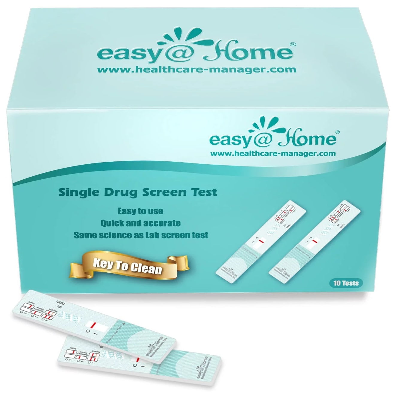 Easy@Home 10 Pack Marijuana (THC) Single Panel Urine Drug Screen Test ...
