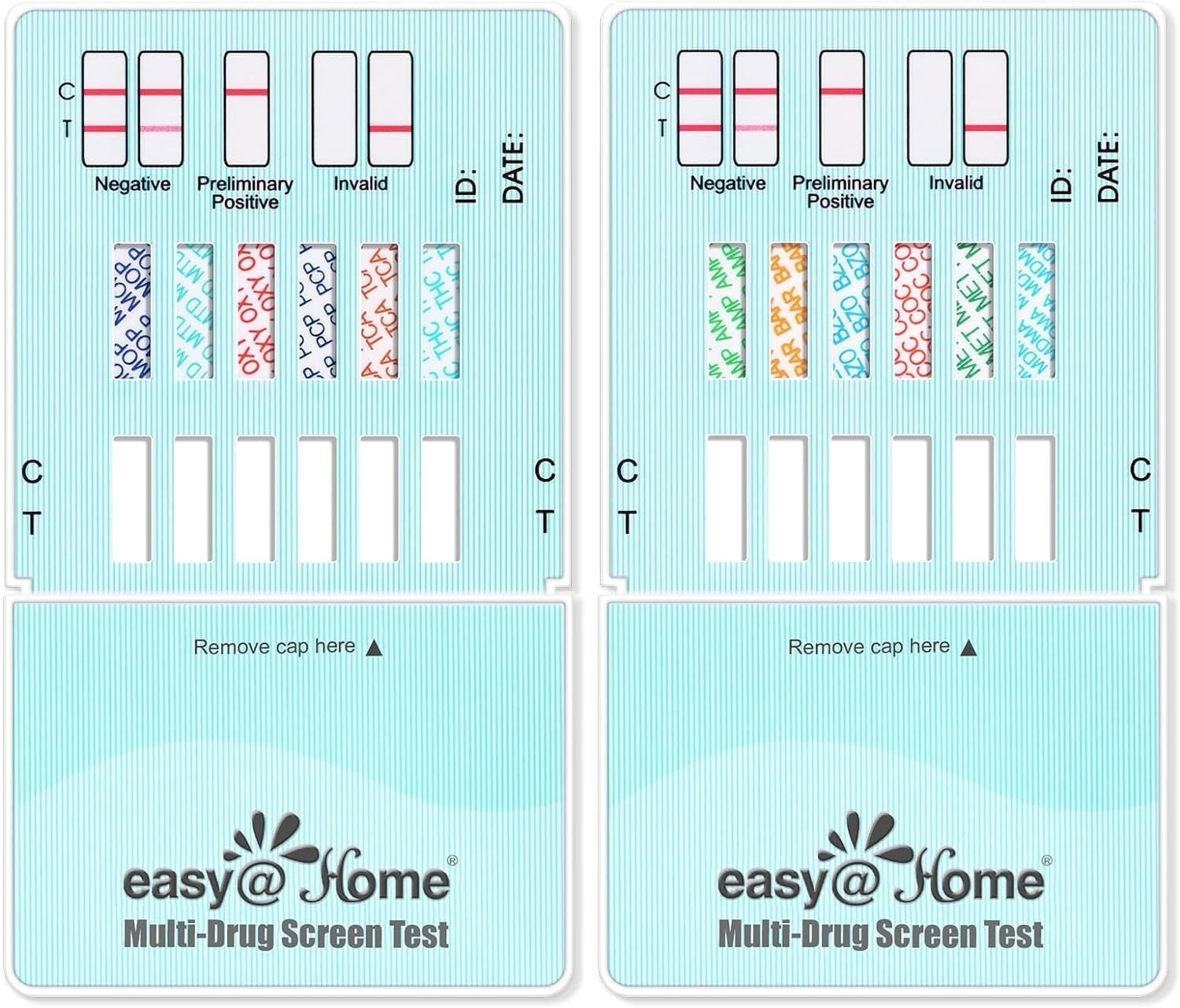 Easy@Home 12 Panel Urine Drug Test Kit, 5 Pack - Walmart.com