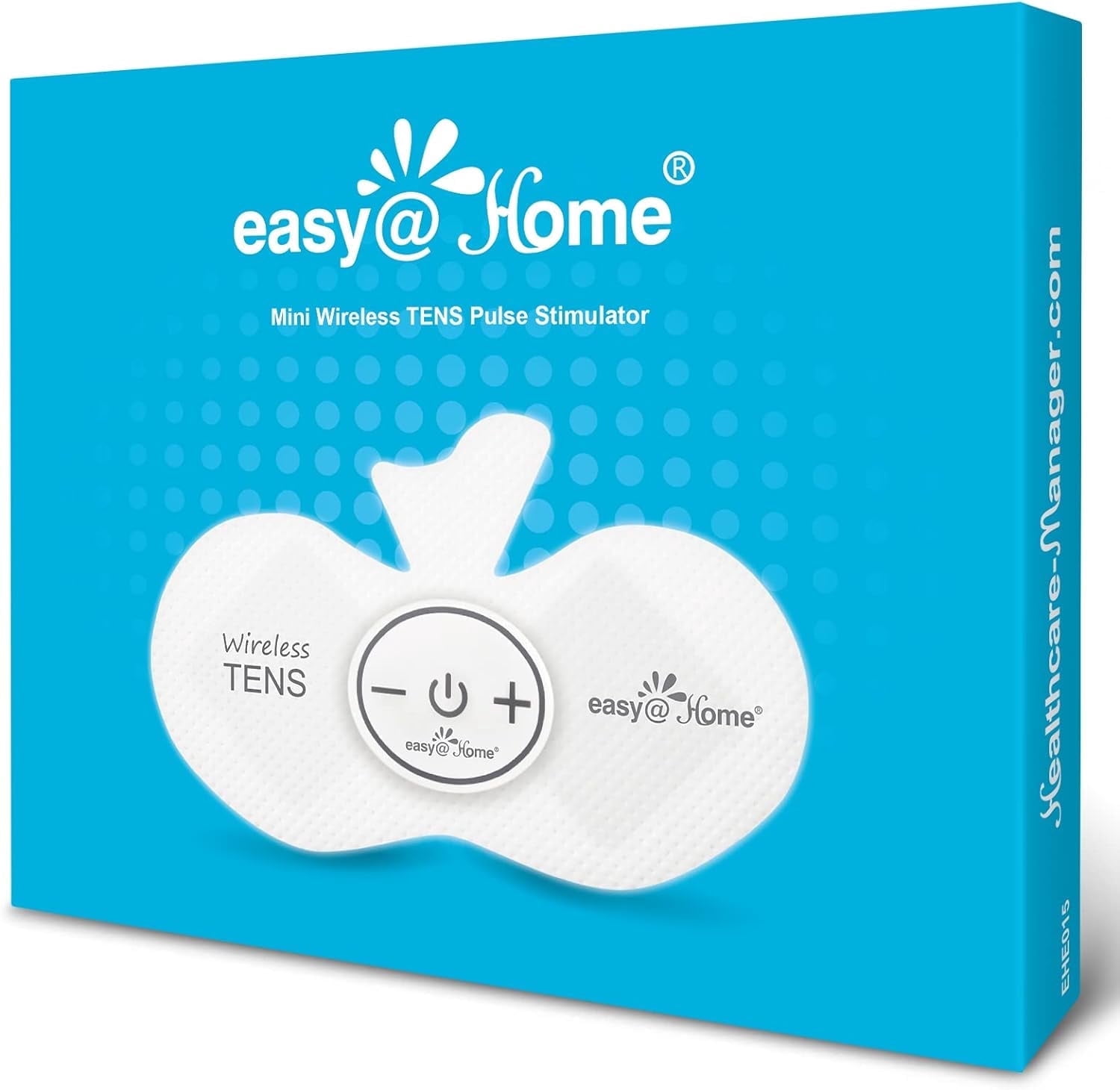 Easy@Home Compact Rechargeable TENS Unit with Gel Electrode Pads ...