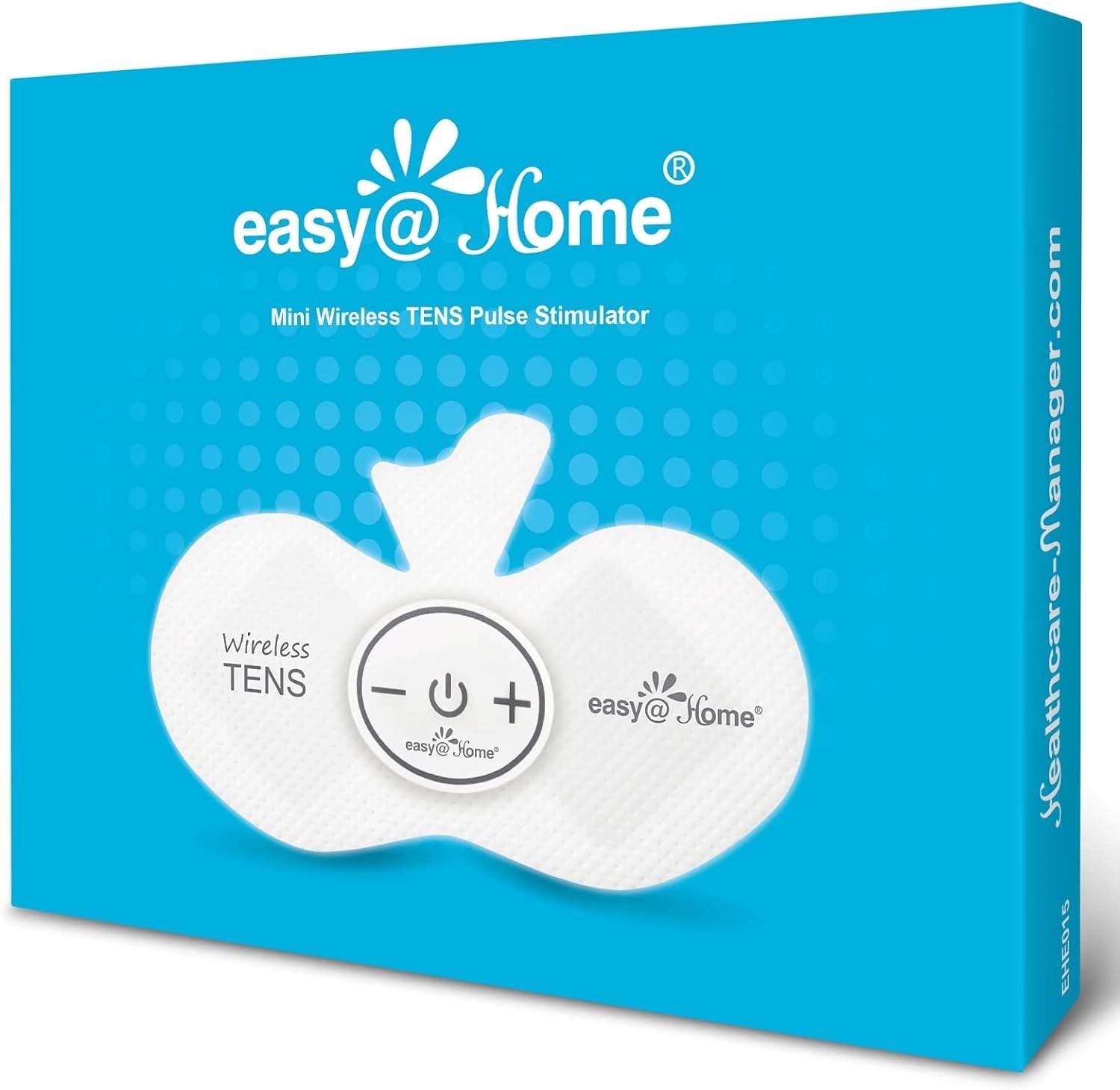 Easy@Home Compact Rechargeable TENS Unit with Gel Electrode Pads ...