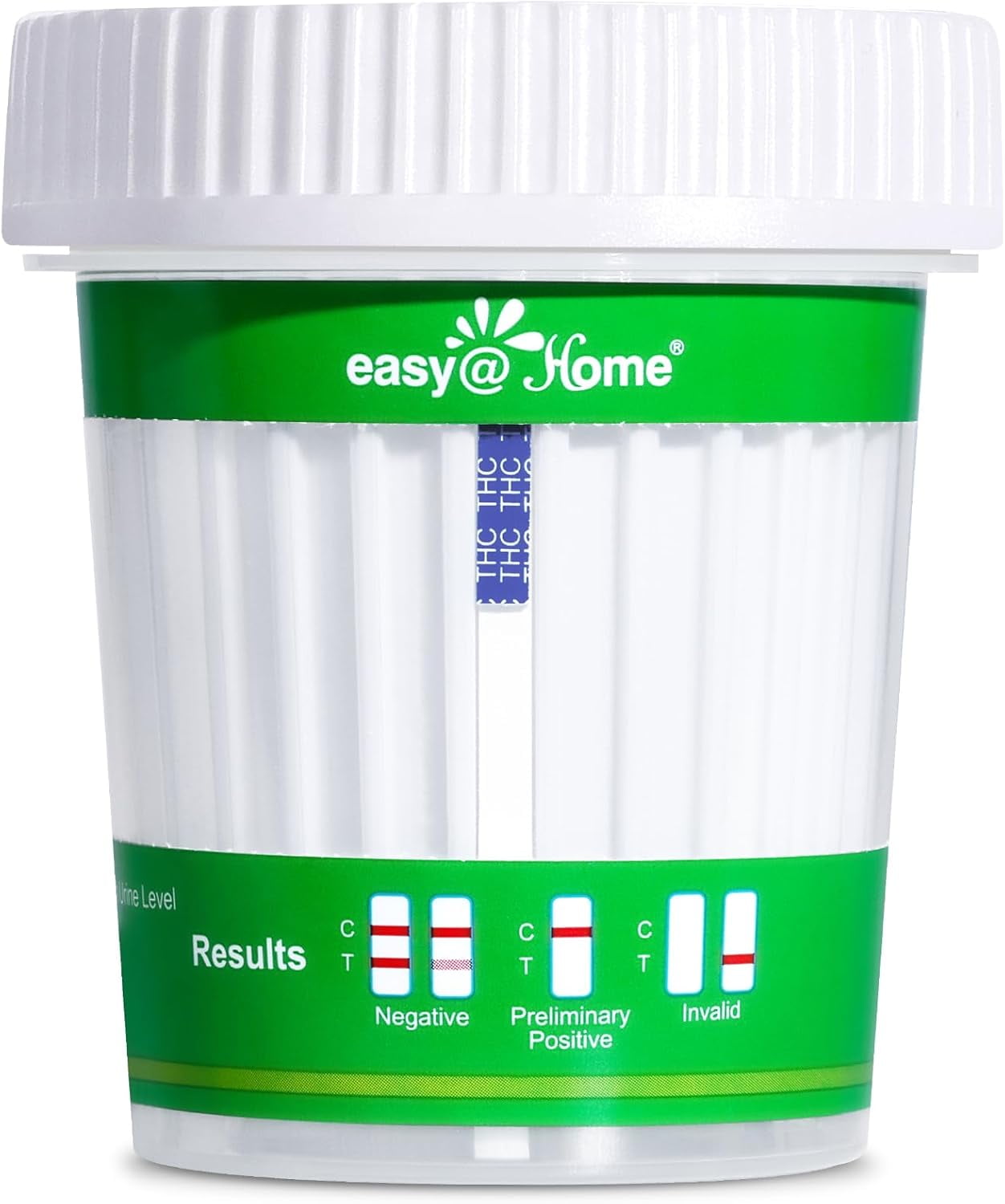 Easy@Home Marijuana Test Cup, THC Urine Drug Testing Kit, 5-Minute ...