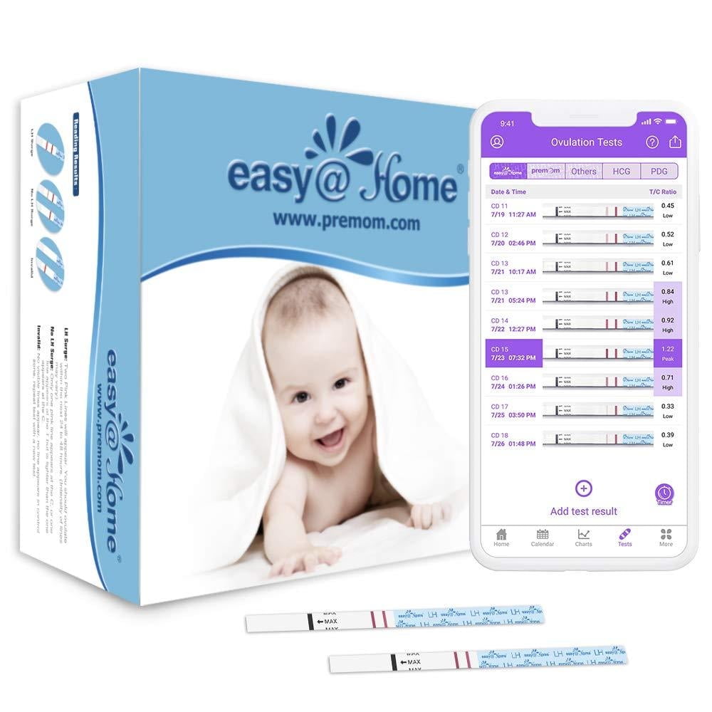 Easy@Home Advanced Hormone Ovulation Predictor Kit: Accurate Fertility ...