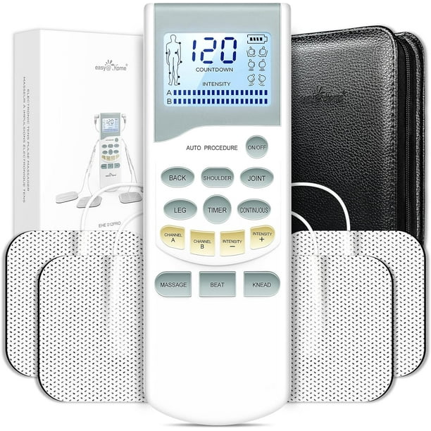 Easy@Home Professional Rechargeable TENS Unit Muscle Stimulator Tens ...