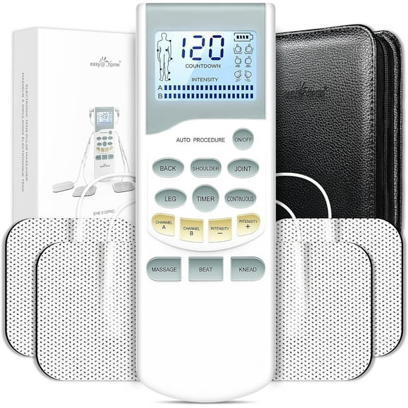 Easy@Home Professional Rechargeable TENS Unit Muscle Stimulator Tens ...