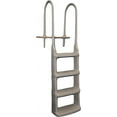 Easy Incline Taupe Pool Deck Ladder for to 54 Inch Above Ground Pools ...