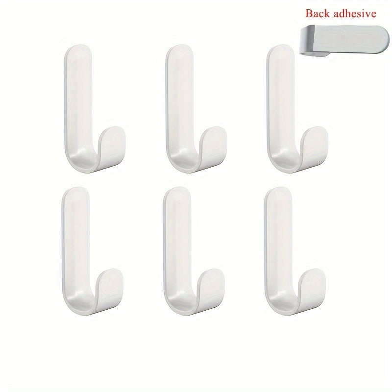 Easy-Install, Fashionable 6pc Wall Hook Set - Organize Essentials in ...