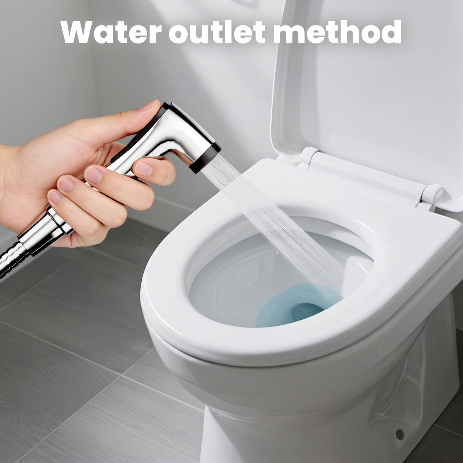 Easy Install Handheld Bidet Sprayer for Toilet, Stainless Steel Hose ...