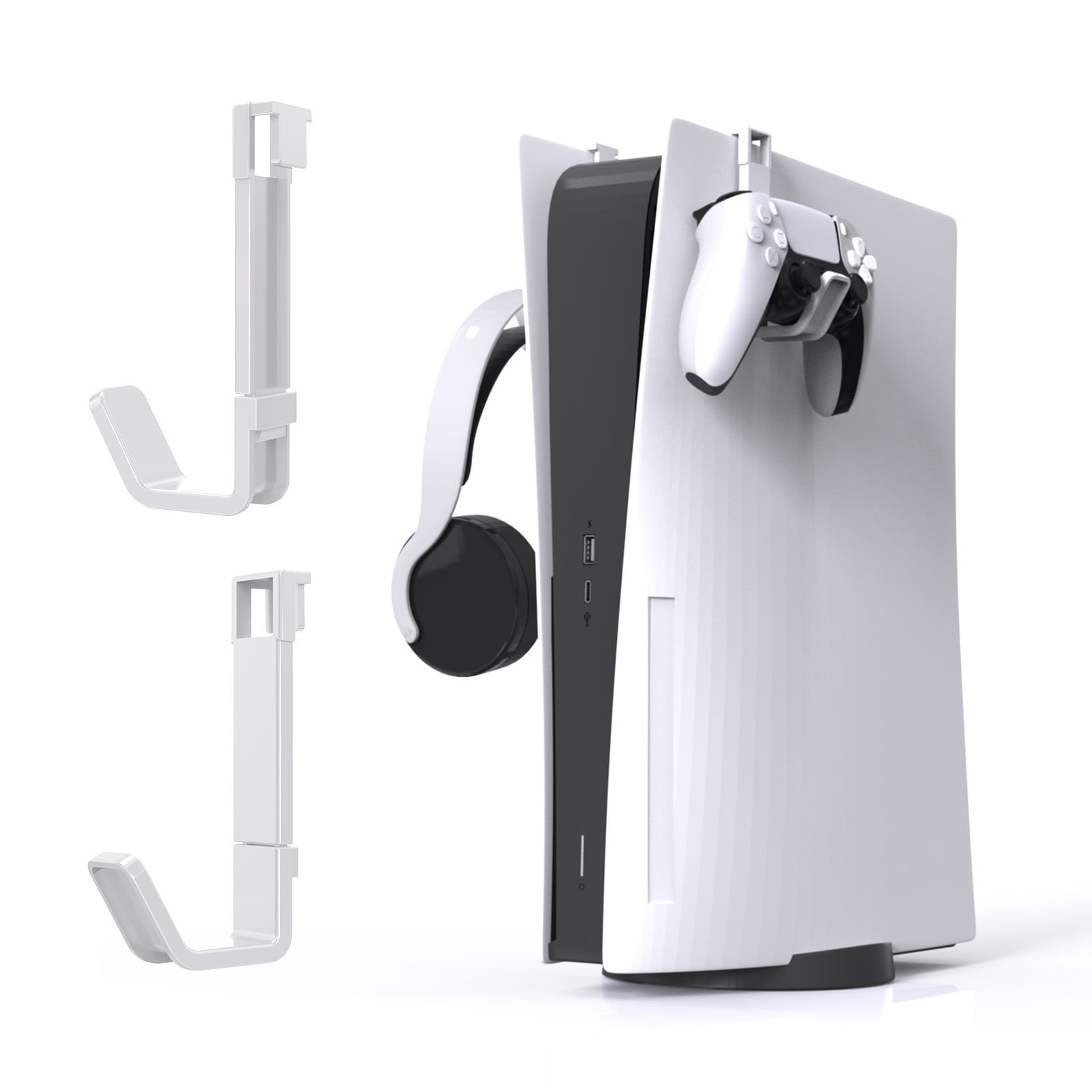 Easy Install Headset Hangers for PS5 Game Console ABS, Storage Solution ...