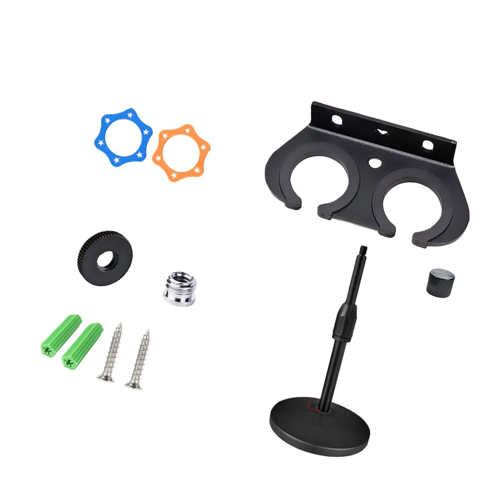 Easy Install Microphone Holder Tray Wall Mount Desktop Stand for Quick ...